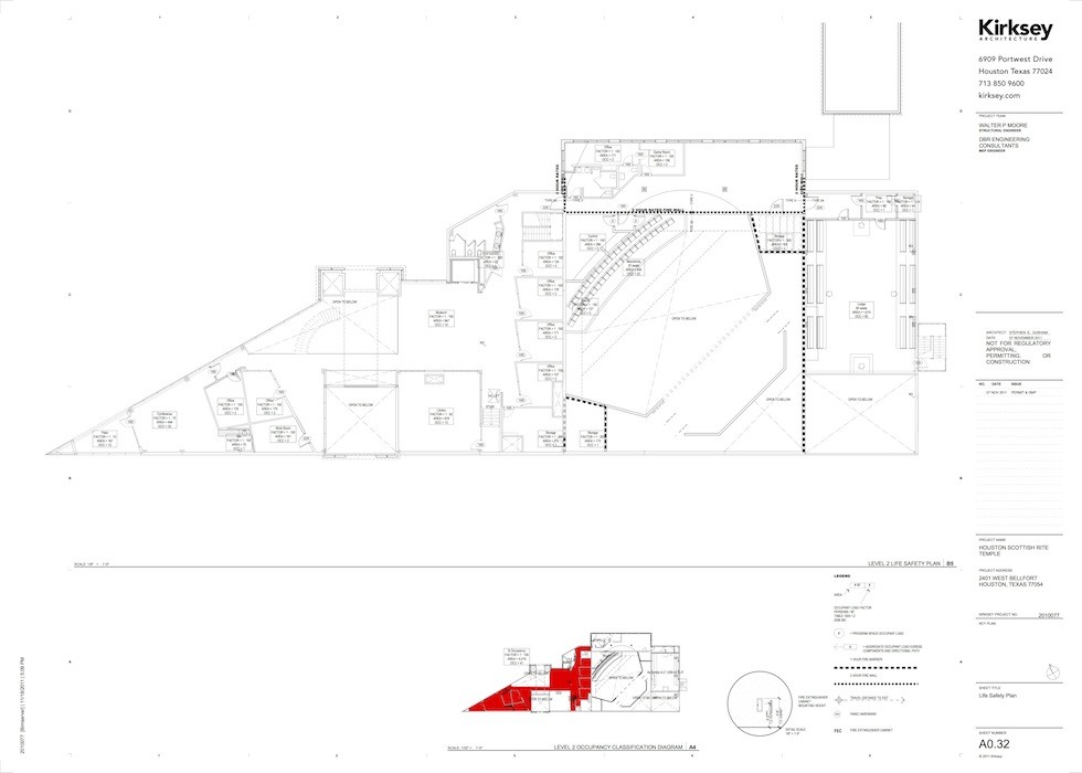 houston scottish rite drawing set : gregg kalba aia portfolio
