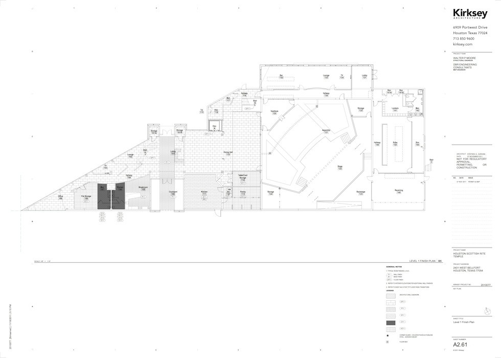 houston scottish rite drawing set : gregg kalba aia portfolio