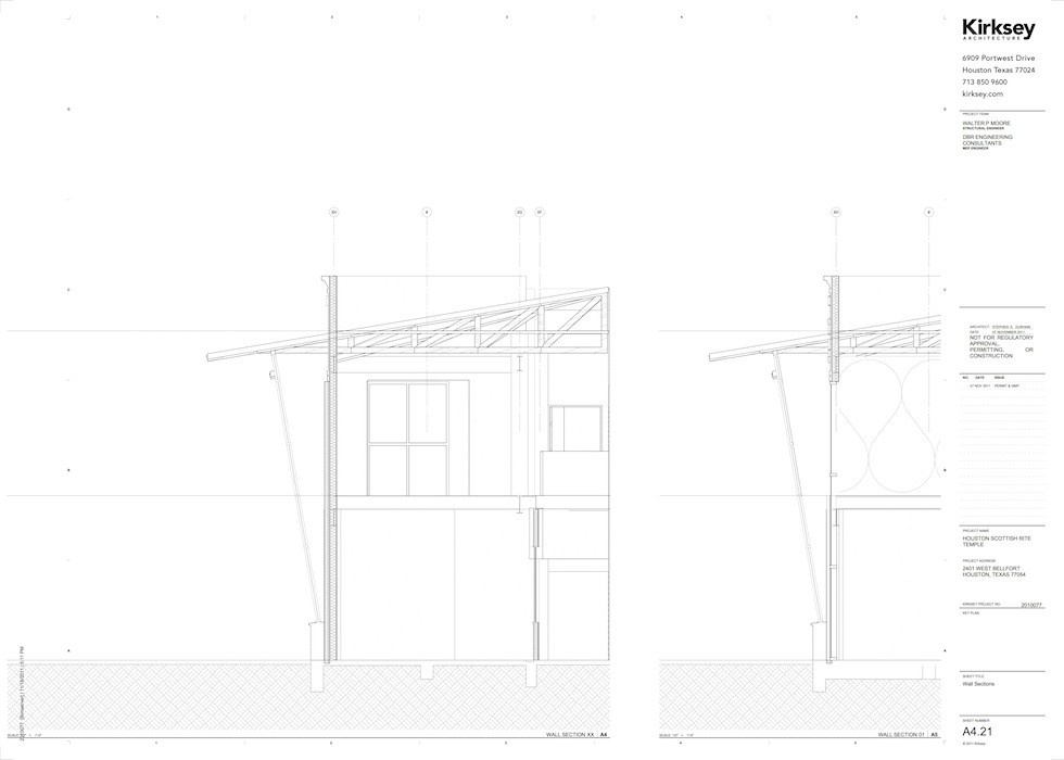 houston scottish rite drawing set : gregg kalba aia portfolio